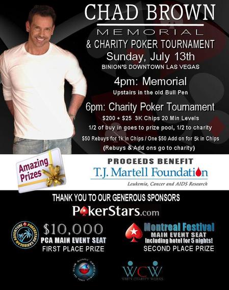 Chad Brown Memorial Event im Binion‘s | PokerFirma