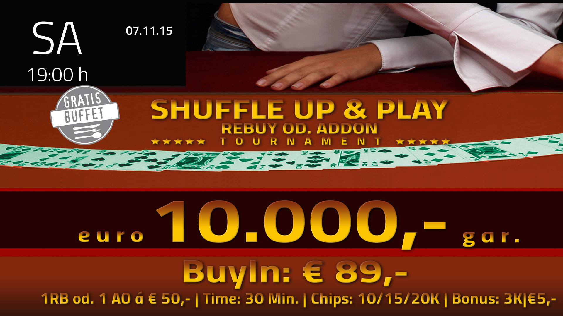 Shuffle up and play im CCC Kufstein | PokerFirma