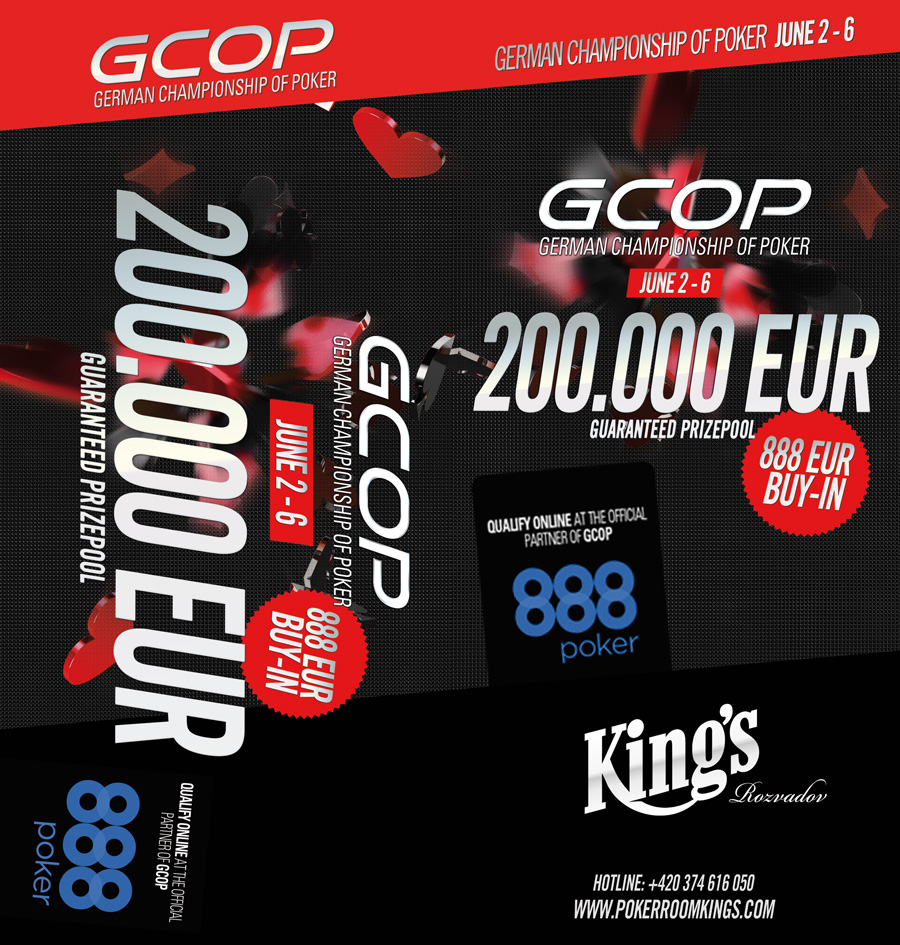 Internationales Feld zum Start beim GCOP Main Event im King’s | PokerFirma