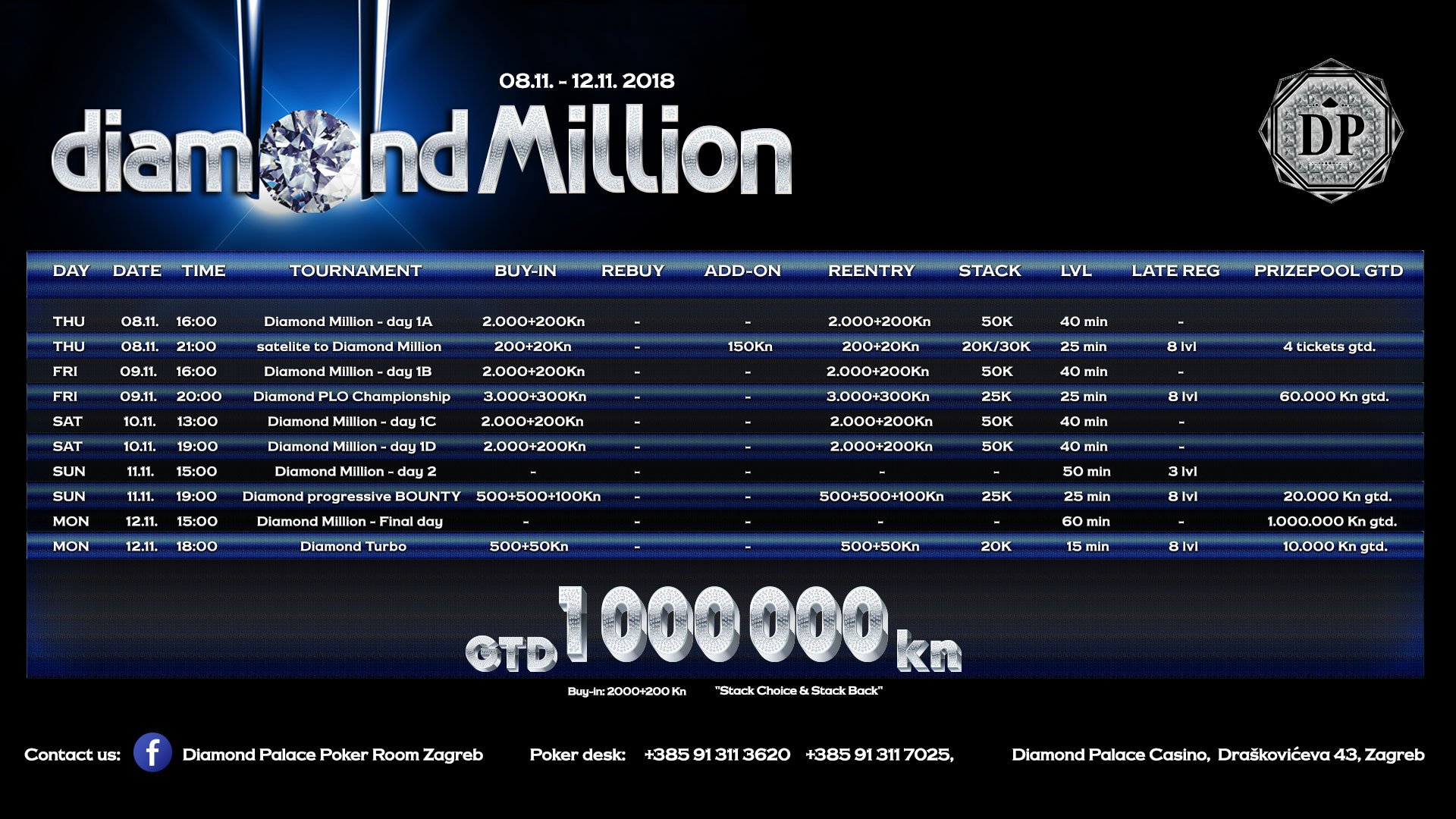Diamond Palace lädt wieder zur Diamond Million | PokerFirma