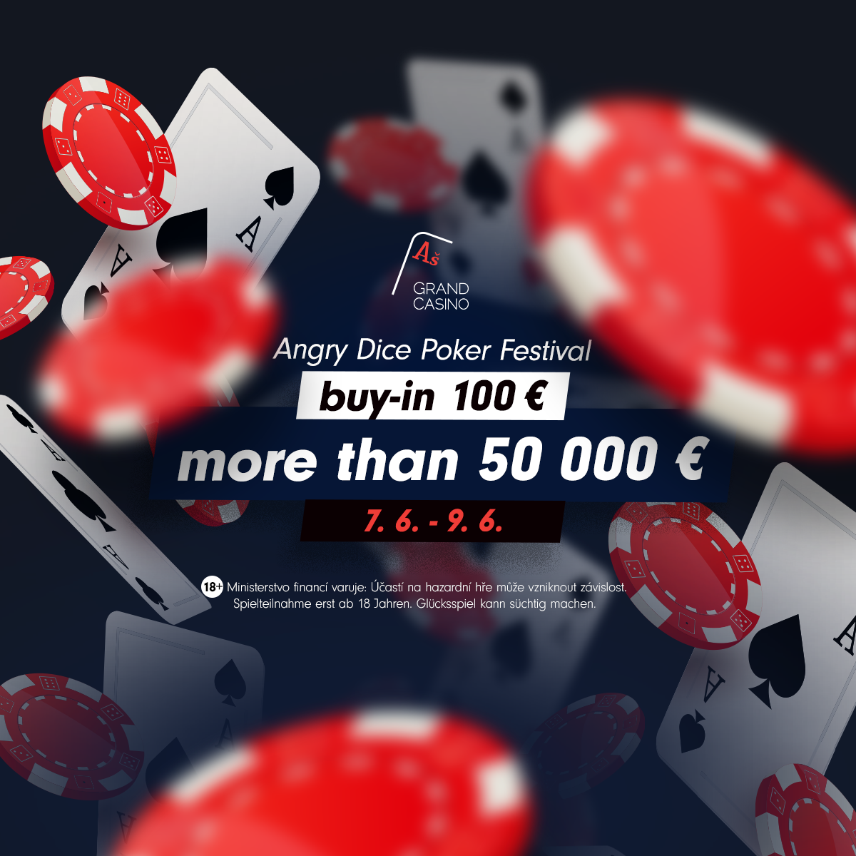 Angry Dice kommen ins Grand Casino Aš und bringen € 50.000 GTD mit ...