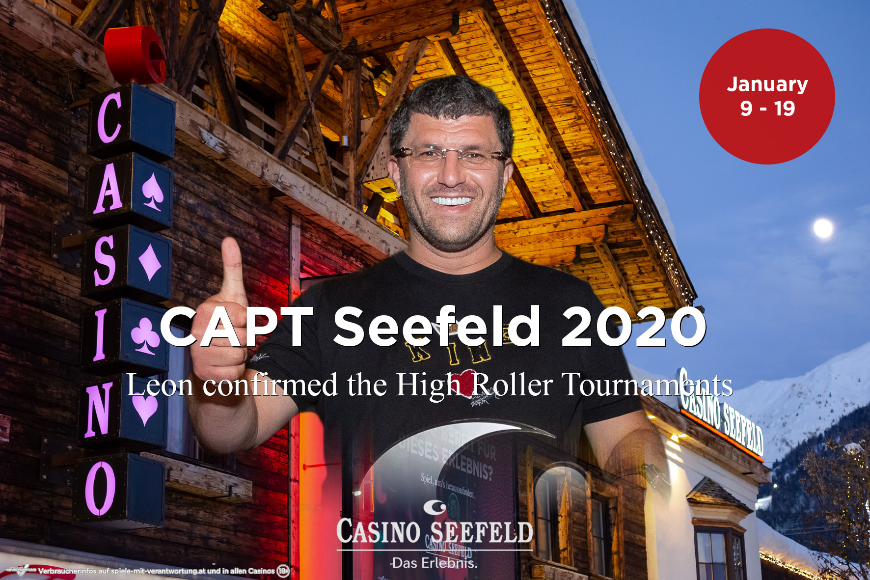 CAPT Seefeld: Leon kommt und ein weiteres 10k High Roller | PokerFirma