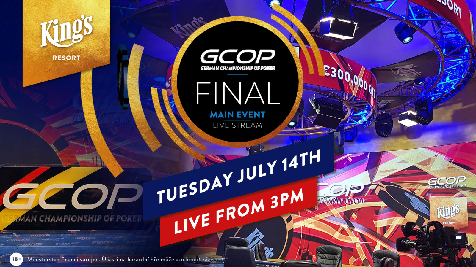 King's: GCOP Main Event Livestream Finale | PokerFirma