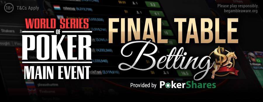 GGPoker WSOP: Die Quoten zum Final Table | PokerFirma