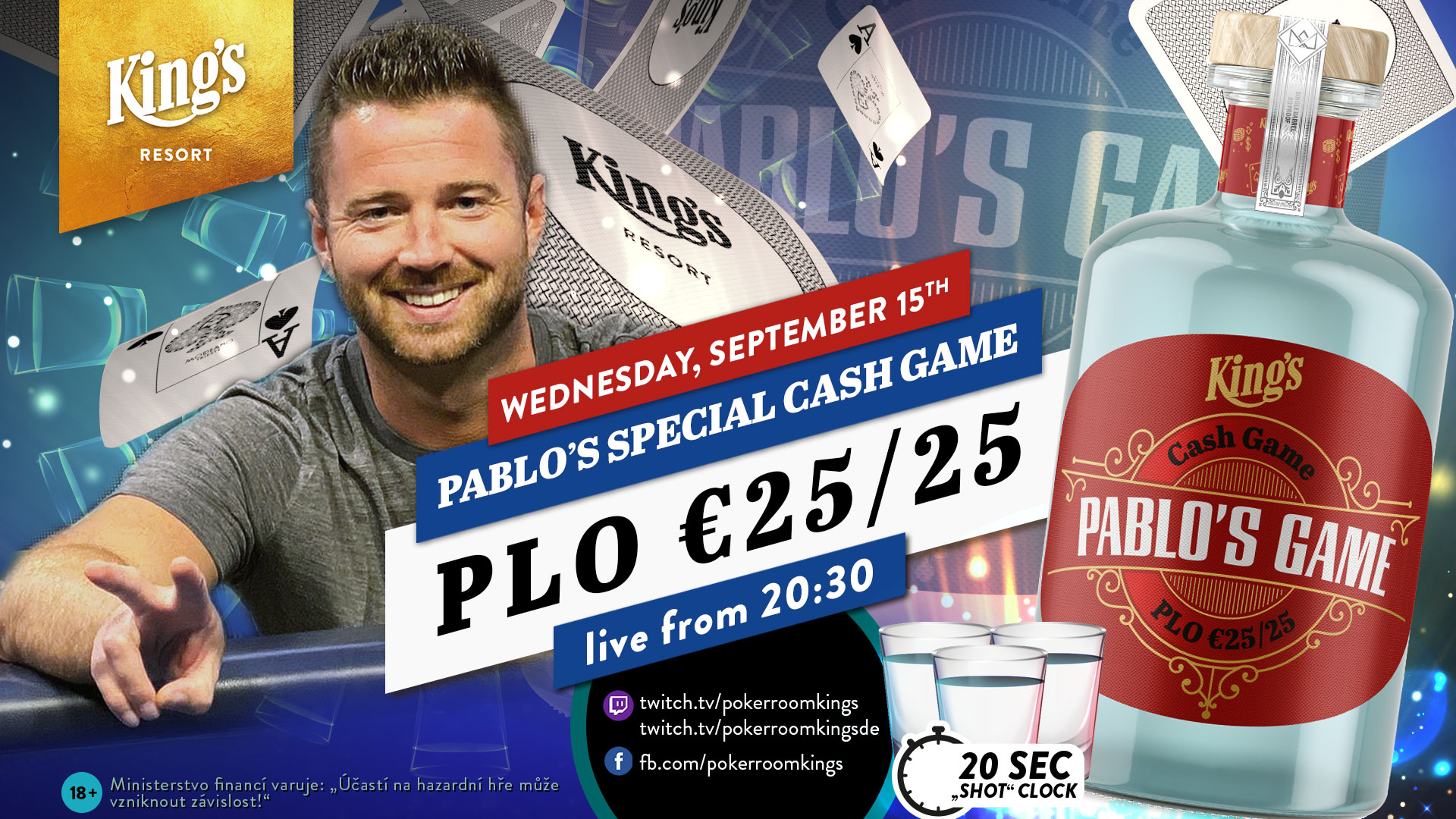 Livestream | Pablo's Special Cash Game € 25/25 PLO @ King's Resort ...