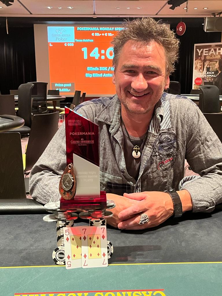 Live Poker | Casino Innsbruck: Satte Montags-Action bei der Pokermania ...