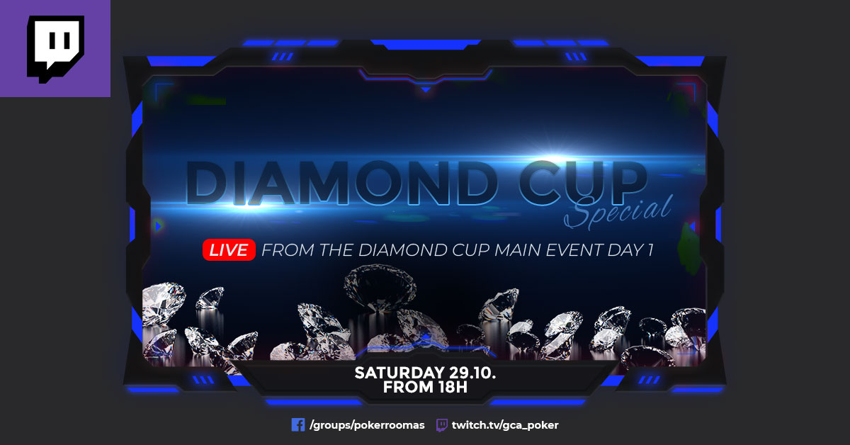 Live Poker | Grand Casino Aš: Diamond Cup Tag 1 - Livestream | PokerFirma
