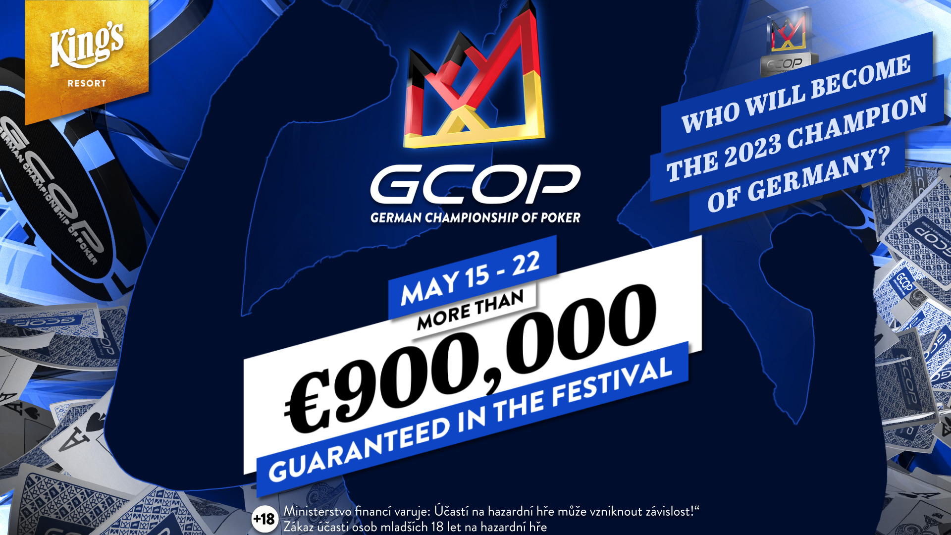 Live Poker | King's: Mehr als € 900.000 Preisgeld warten bei der German Championship of Poker ...