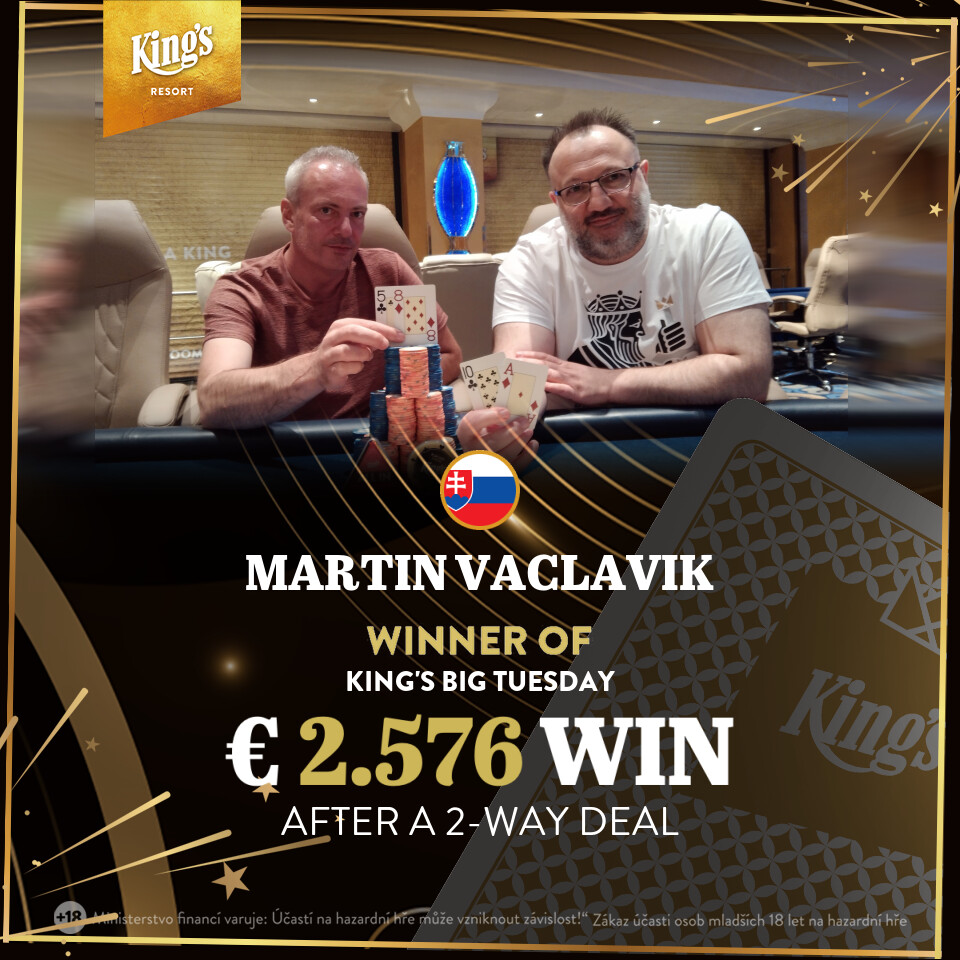 Live Poker | King's: Deal im Heads-up beim Big Tuesday | PokerFirma