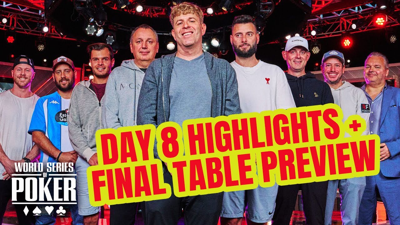 Poker Video – WSOP 2023 $10.000 Main Event Final Table Preview