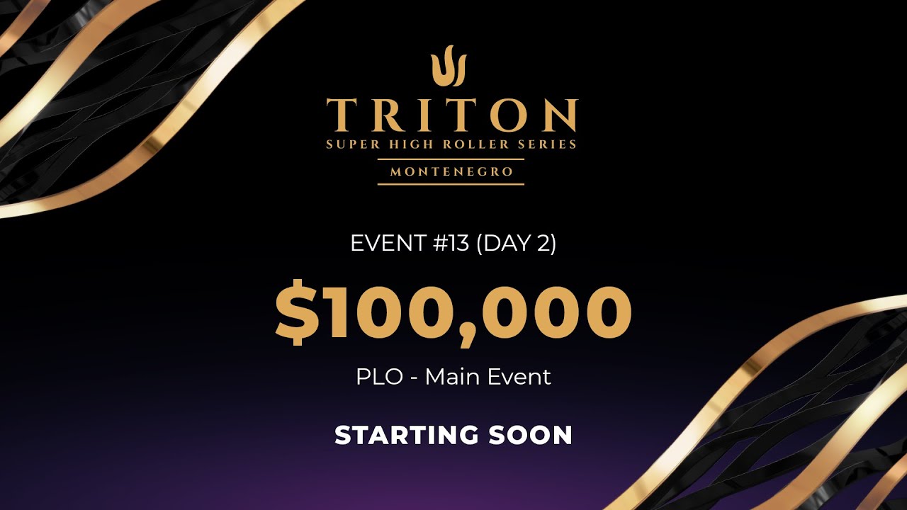 Triton SHRS Montenegro: $100k PLO Main Event Day 2 (Livestream ab 14 Uhr) | PokerFirma