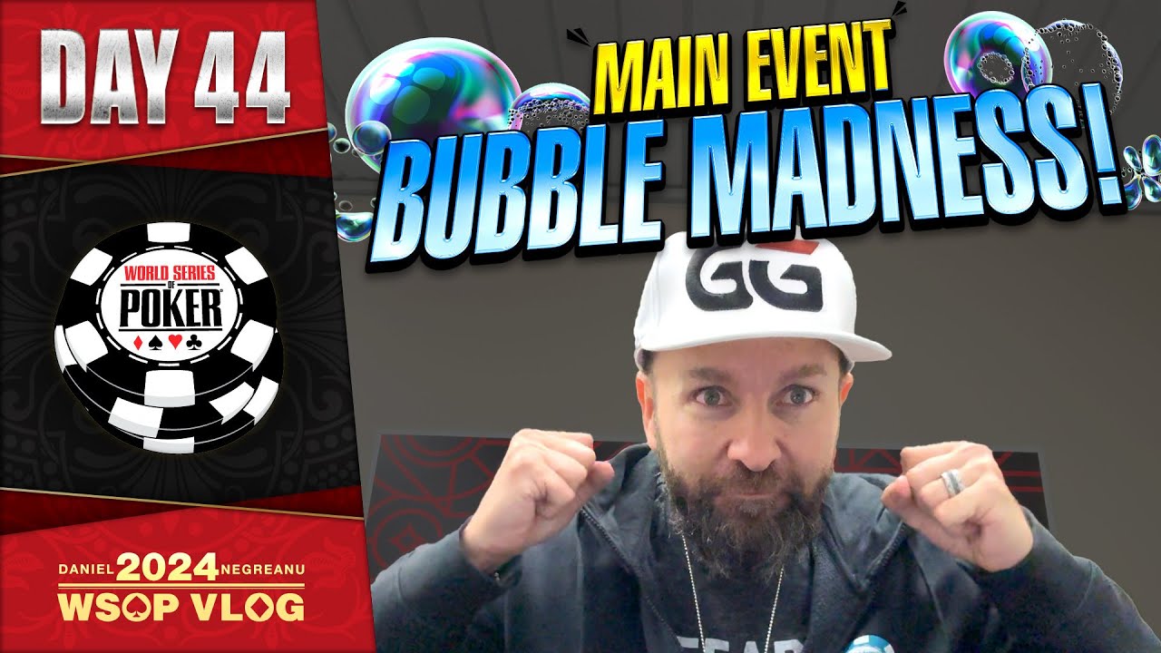 WSOP 2024 – The Biggest Main Event Bubble Ever!