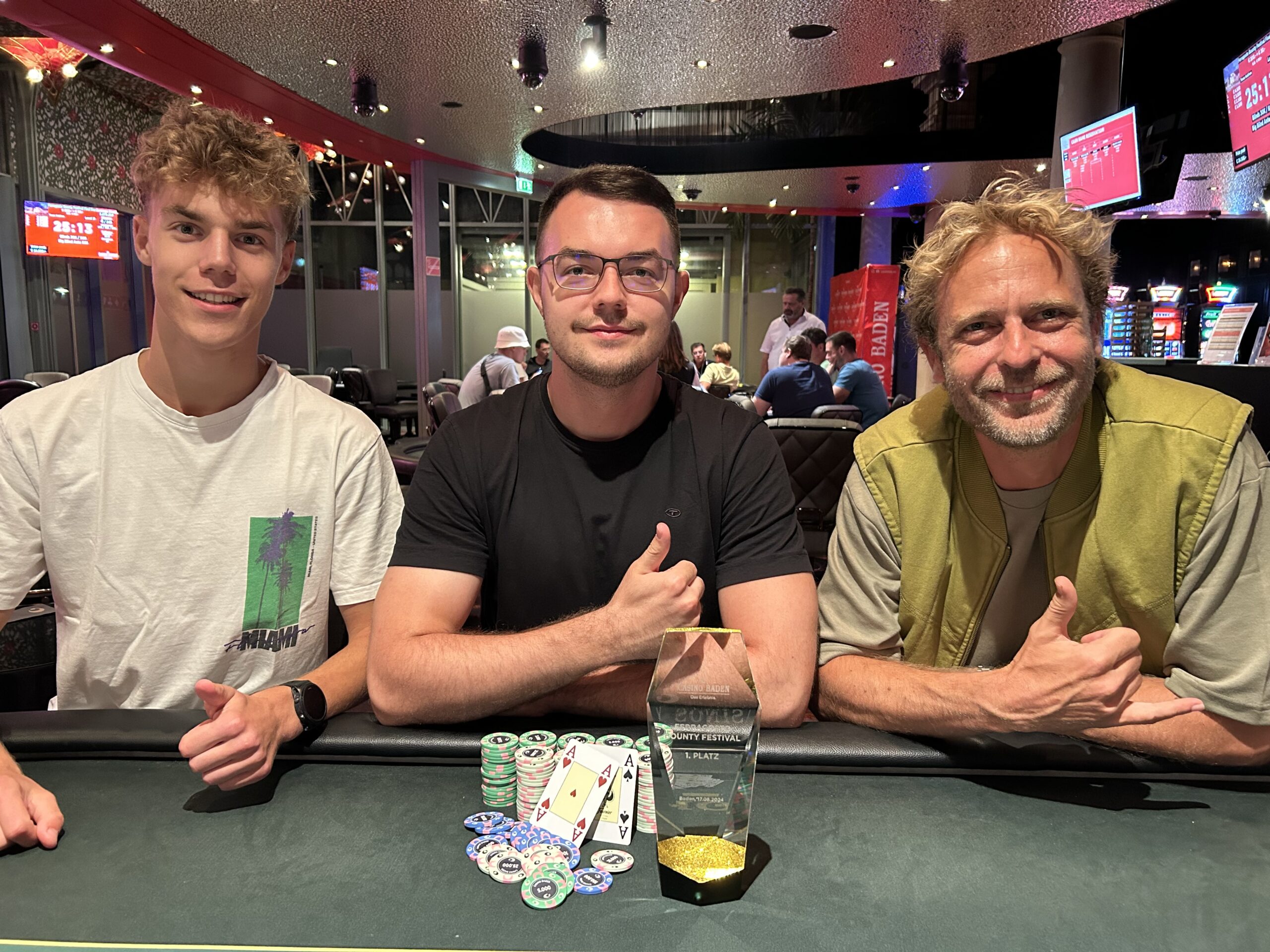 Live Poker | Casino Baden: Daniel Baric siegt beim Ferragosto Bounty ...