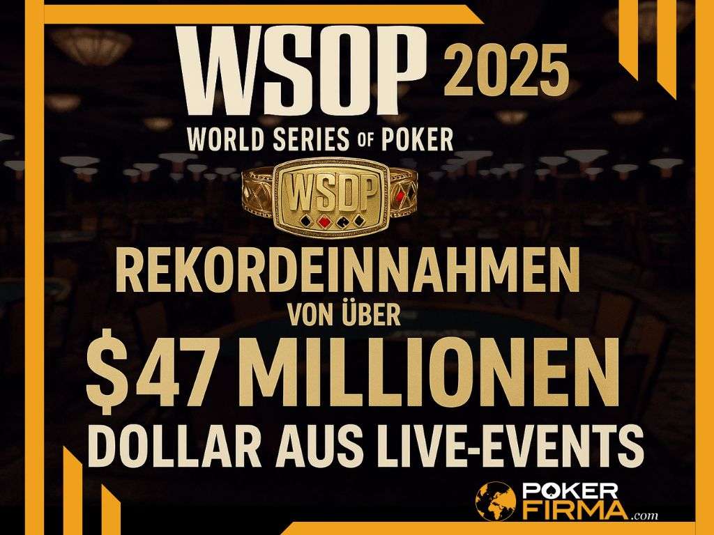 47 Millionen USD: WSOP 2025 erzielt Rekordeinnahmen