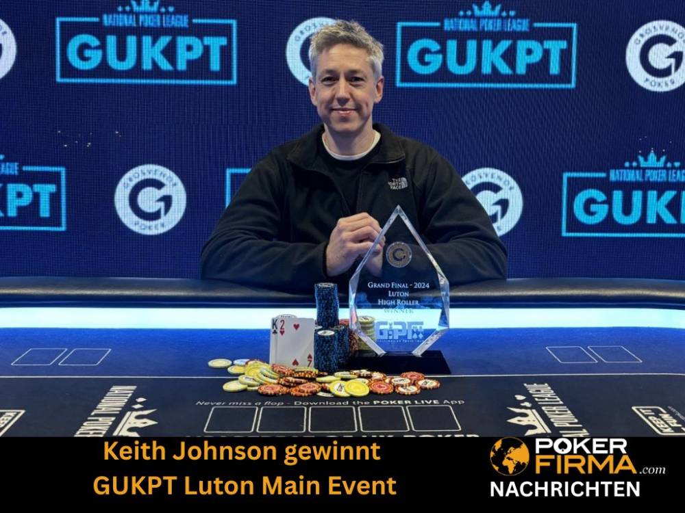 Keith Johnson gewinnt GUKPT Luton Main Event