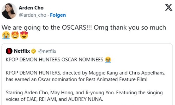 Arden Cho: Pokerspielerin für zwei Oscars nominiert (KPop Demon Hunters ...