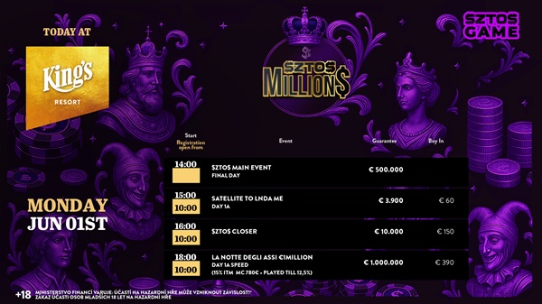 King’s $ZTO$: Overlay Main Event Finale im King's